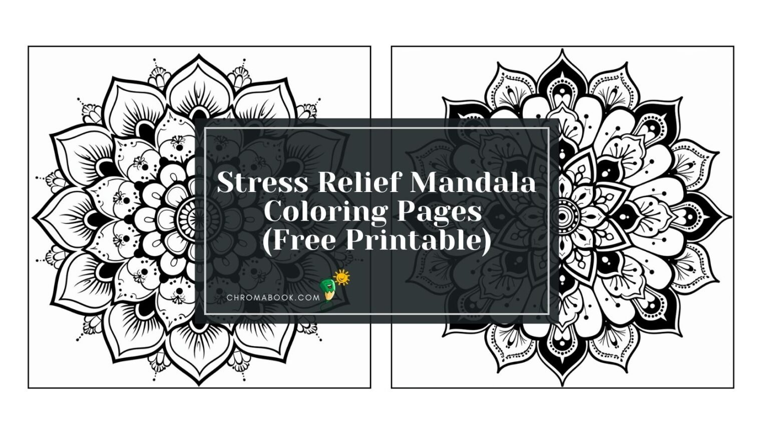 Stress Relief Mandala Coloring Pages: (Free Printable PDF) 🌀🎨 ...
